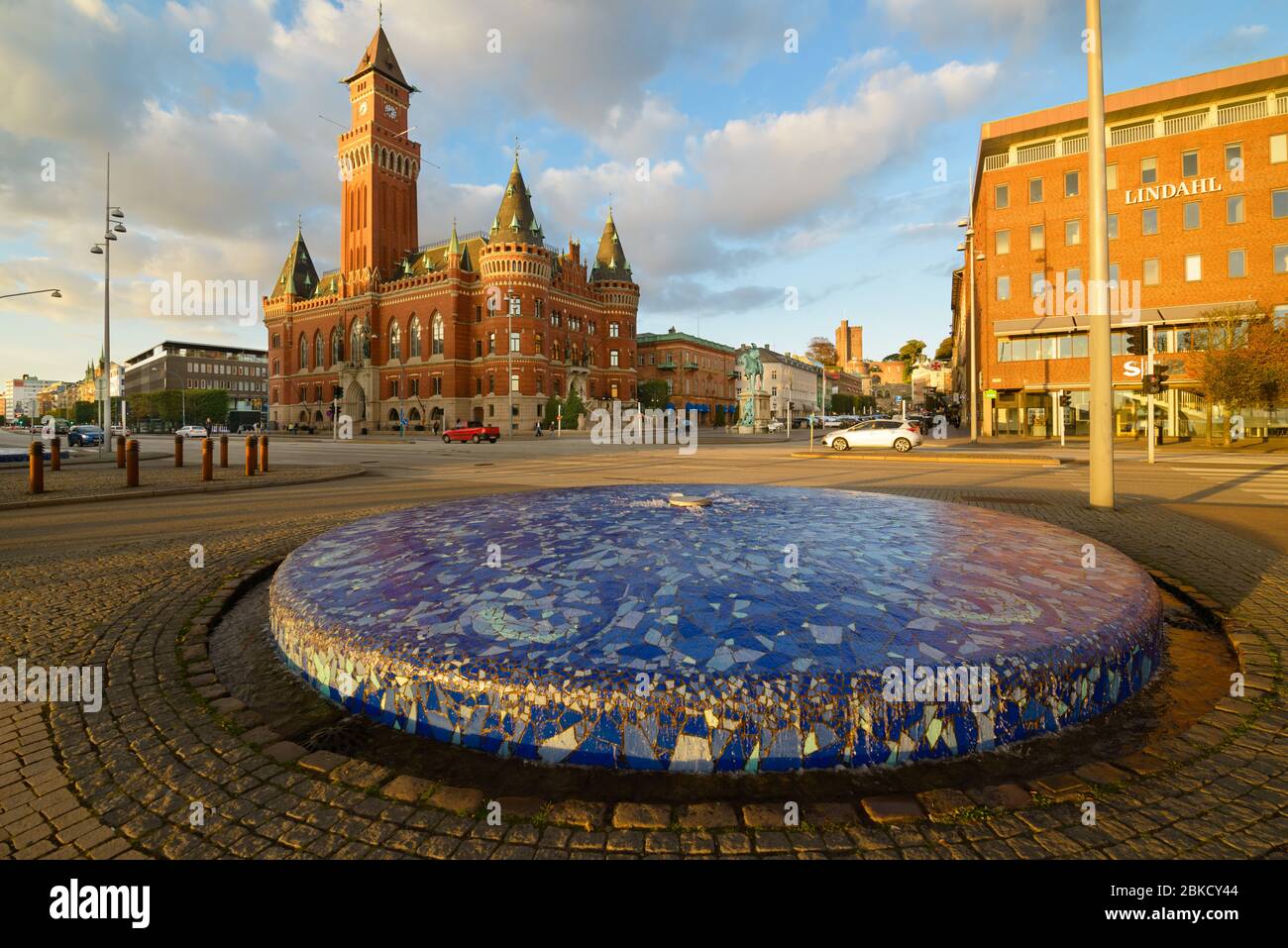 Helsingborg, Sweden - Radhuset City Hall in Helsingborg, 65 meters high ...