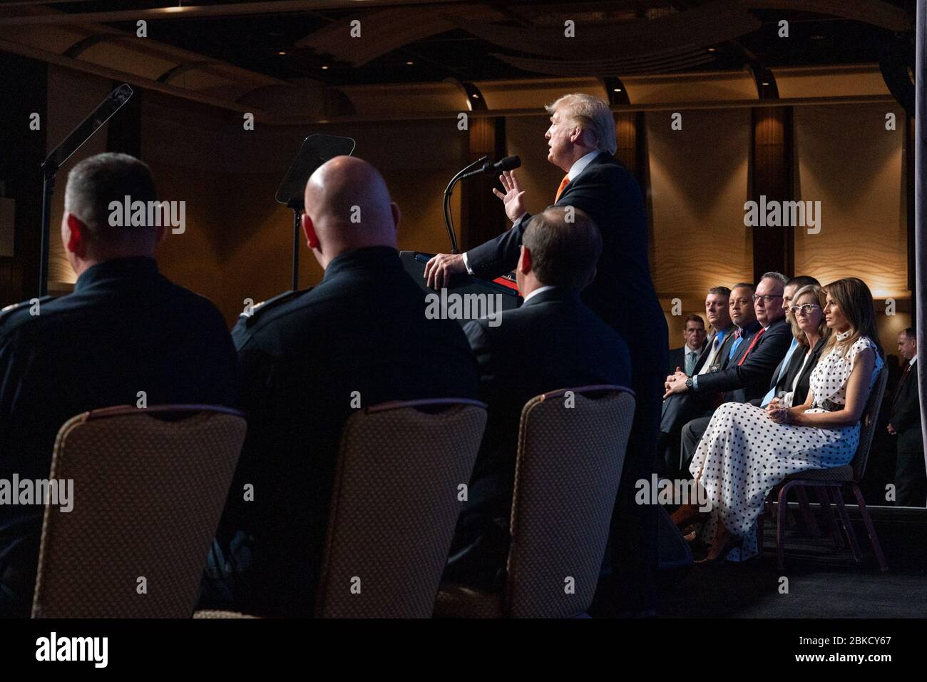 On April 24, 2019, President Donald J. Trump and First Lady Melania ...