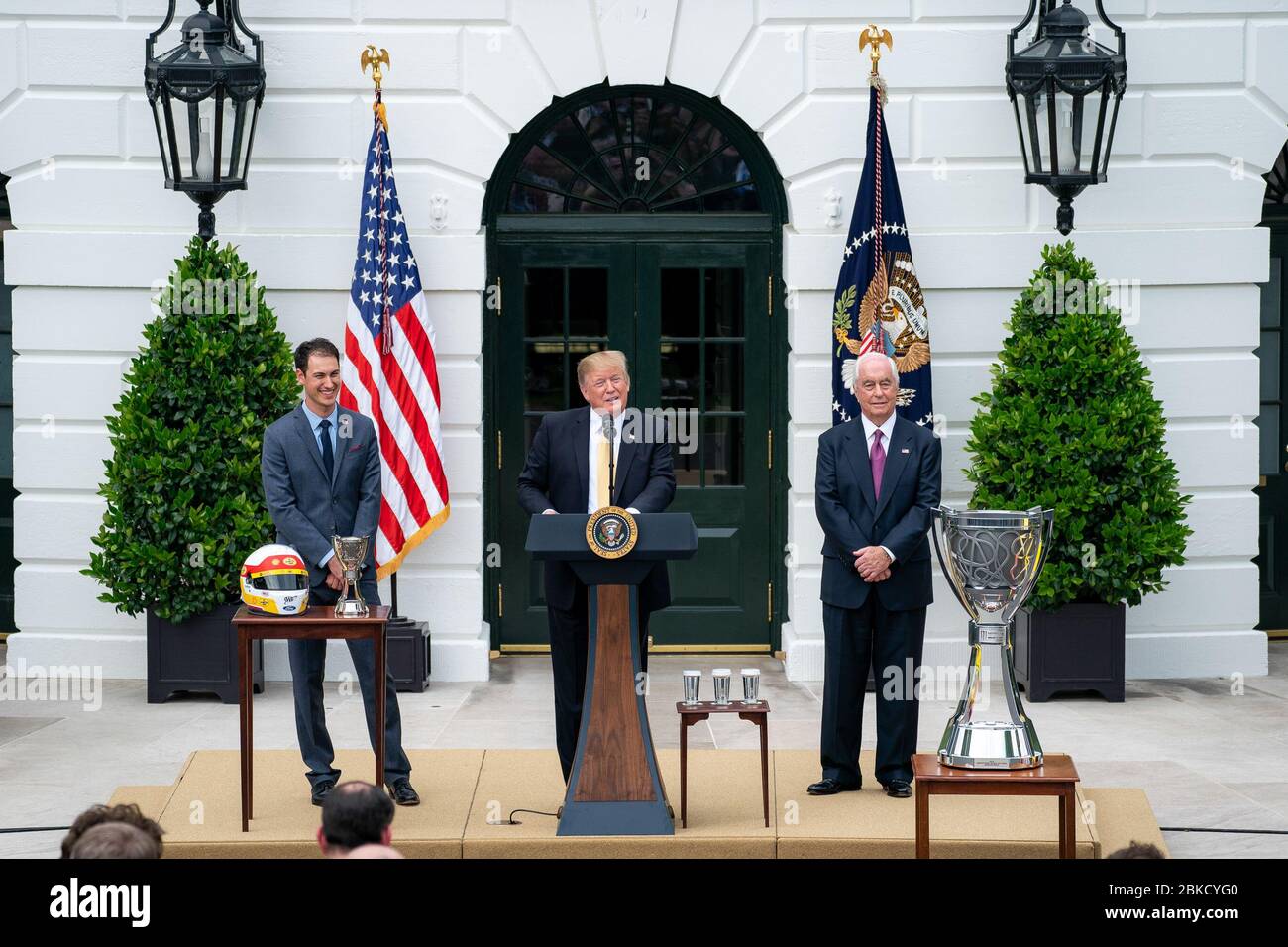 On a visit to the White House, 2018 NASCAR Cup Series Champion Joey ...