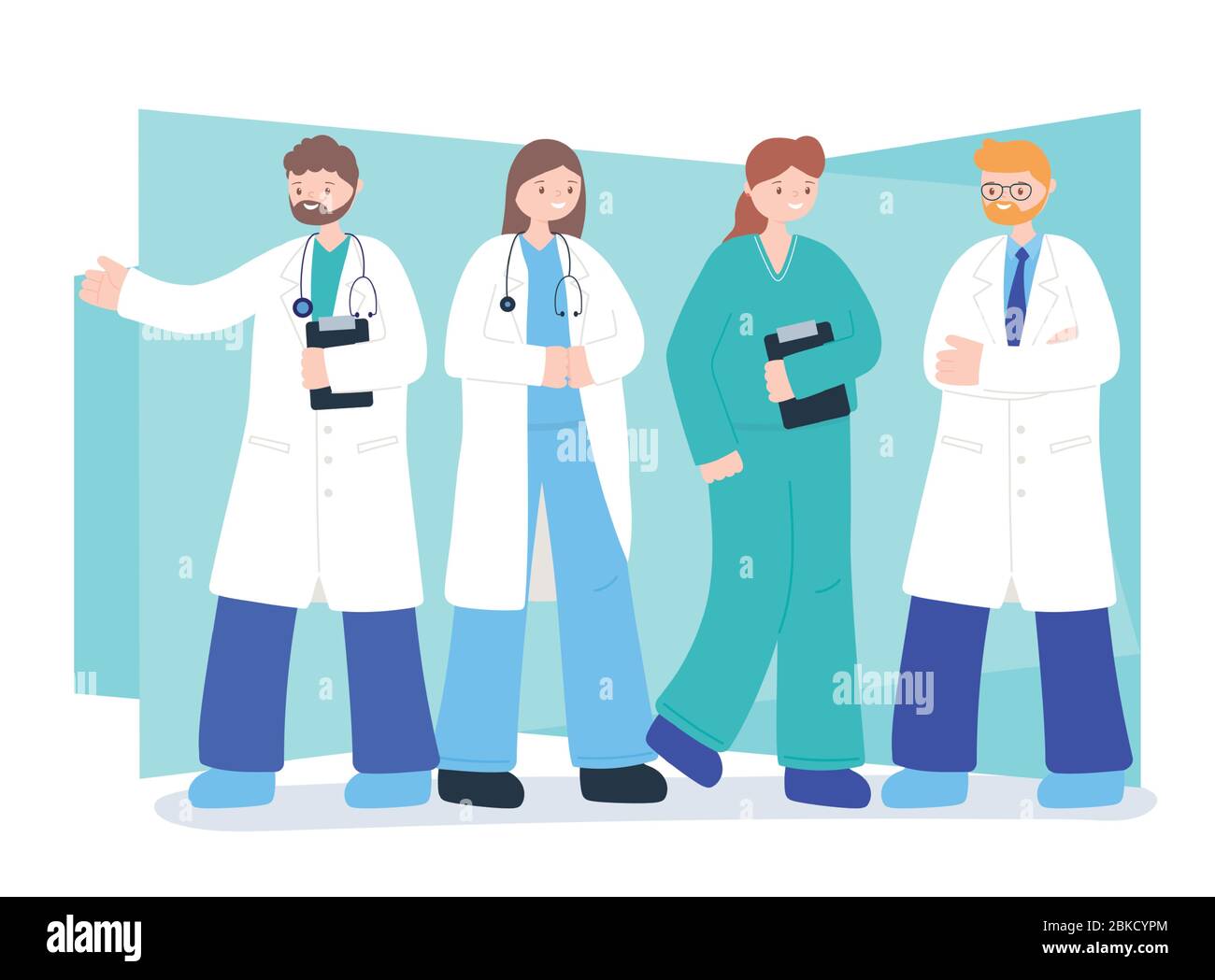 doctors and nurses, team professional physicians nurse staff, medical ...