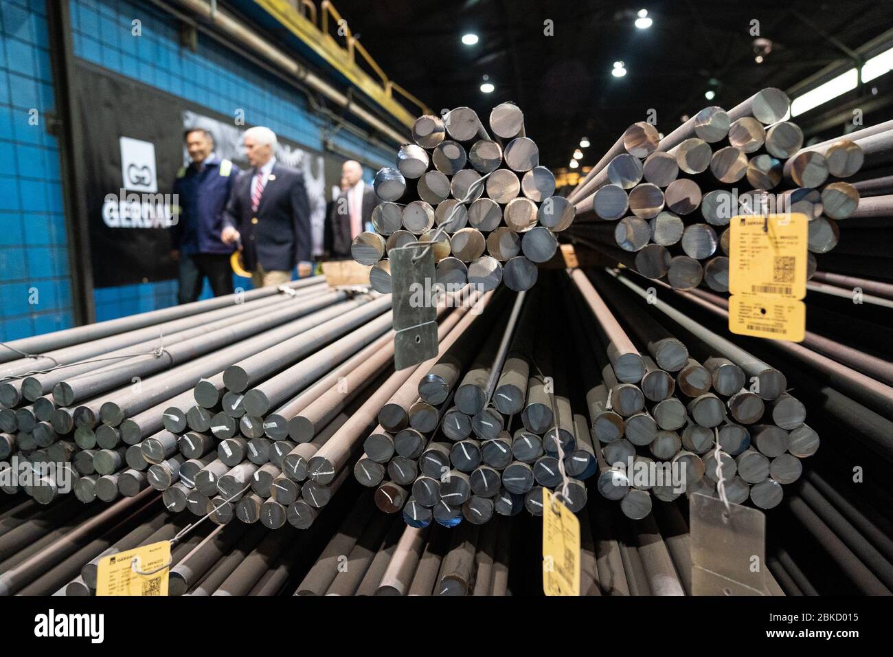 Vice President Mike Pence visits Gerdau's St. Paul Steel Mill in ...