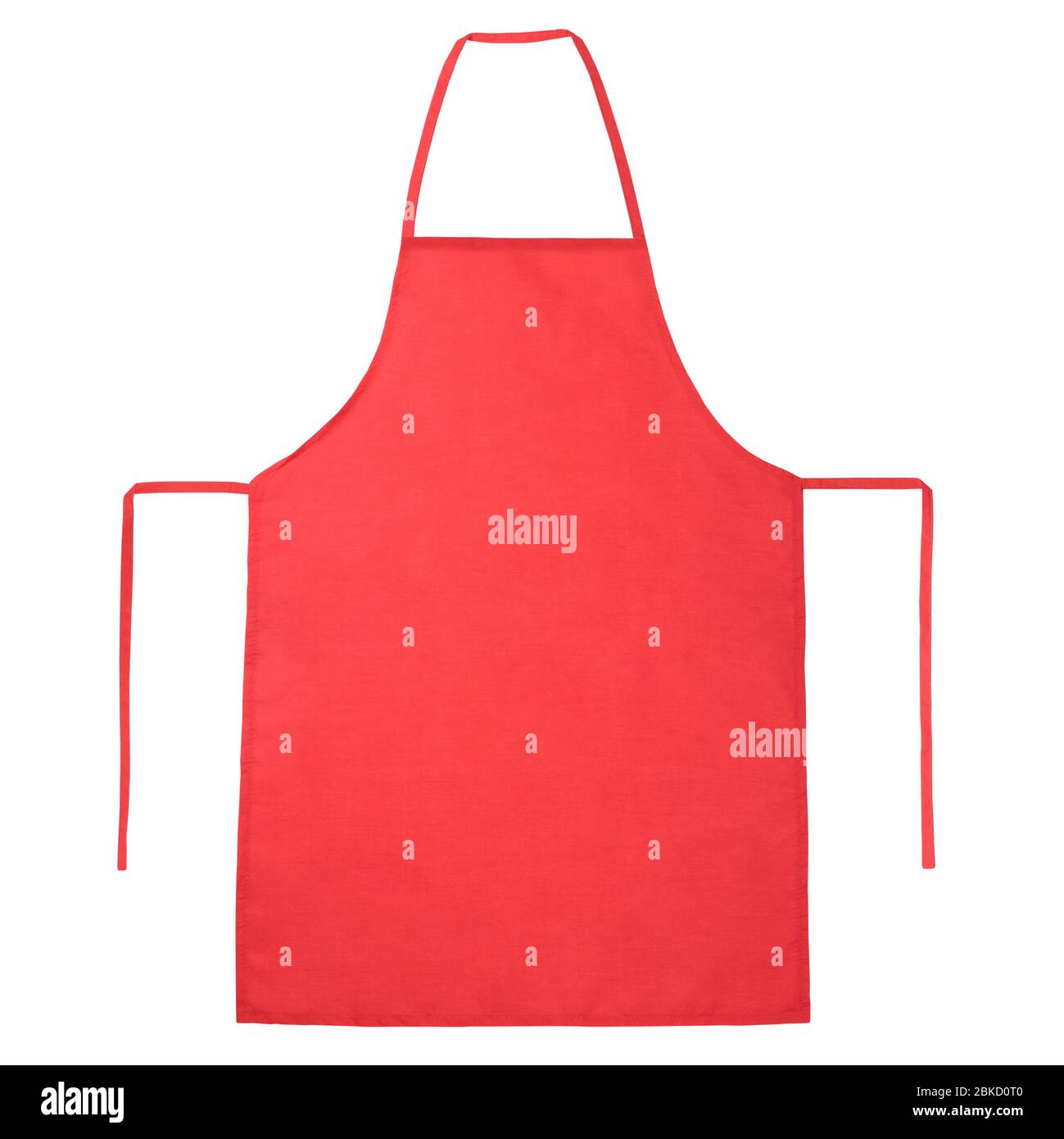 Kitchen apron isolated on white background Stock Photo - Alamy