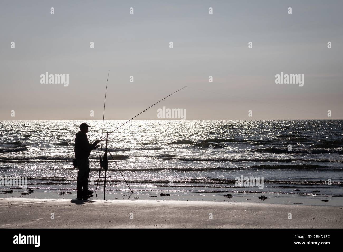 Fisherman on the beach hi-res stock photography and images - Alamy