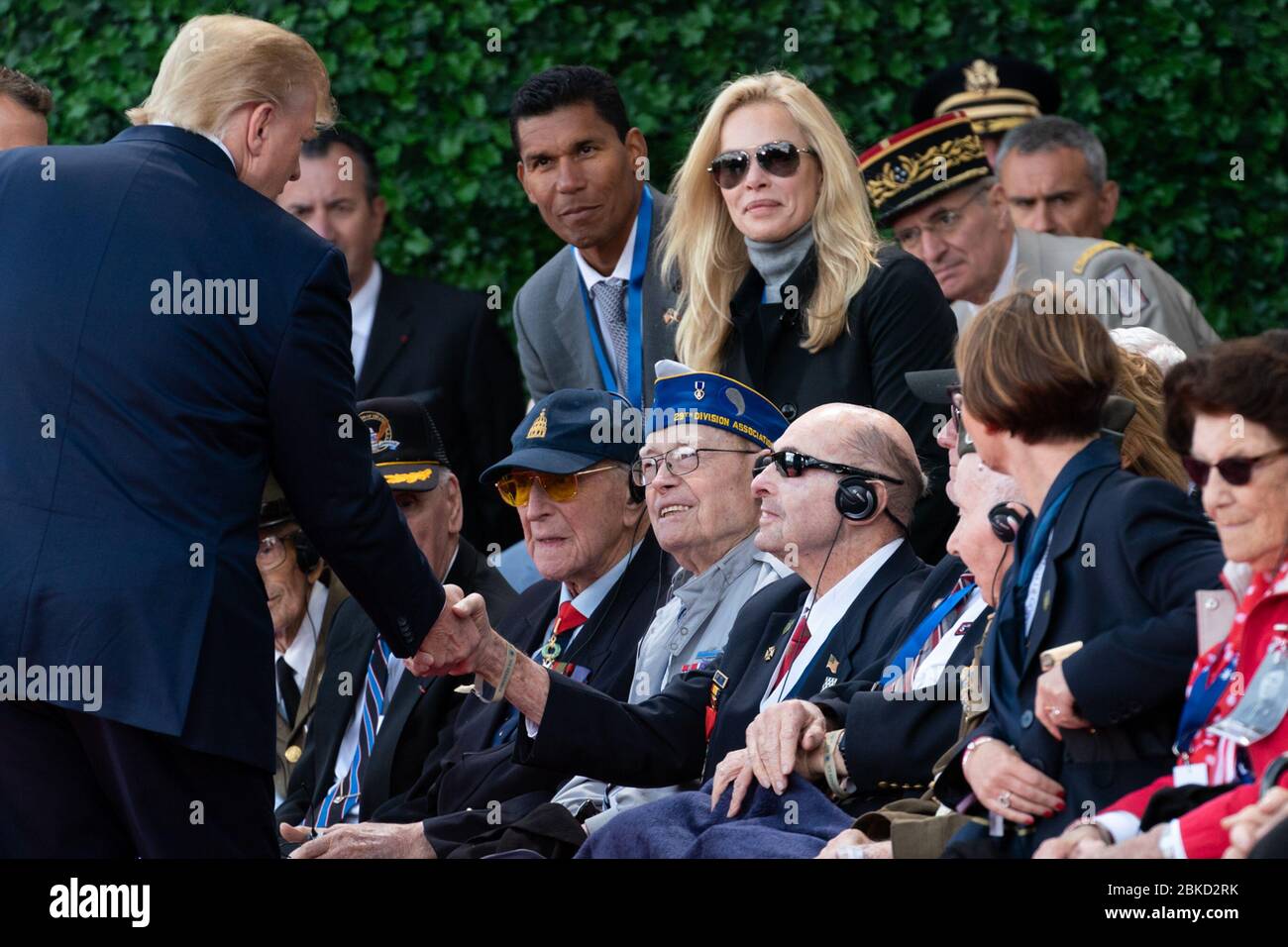 On June 6, 2019, President Donald J. Trump greeted Ray Lambert, a World ...