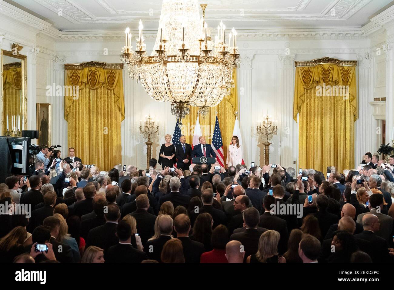 President Donald J. Trump and First Lady Melania Trump host Polish ...