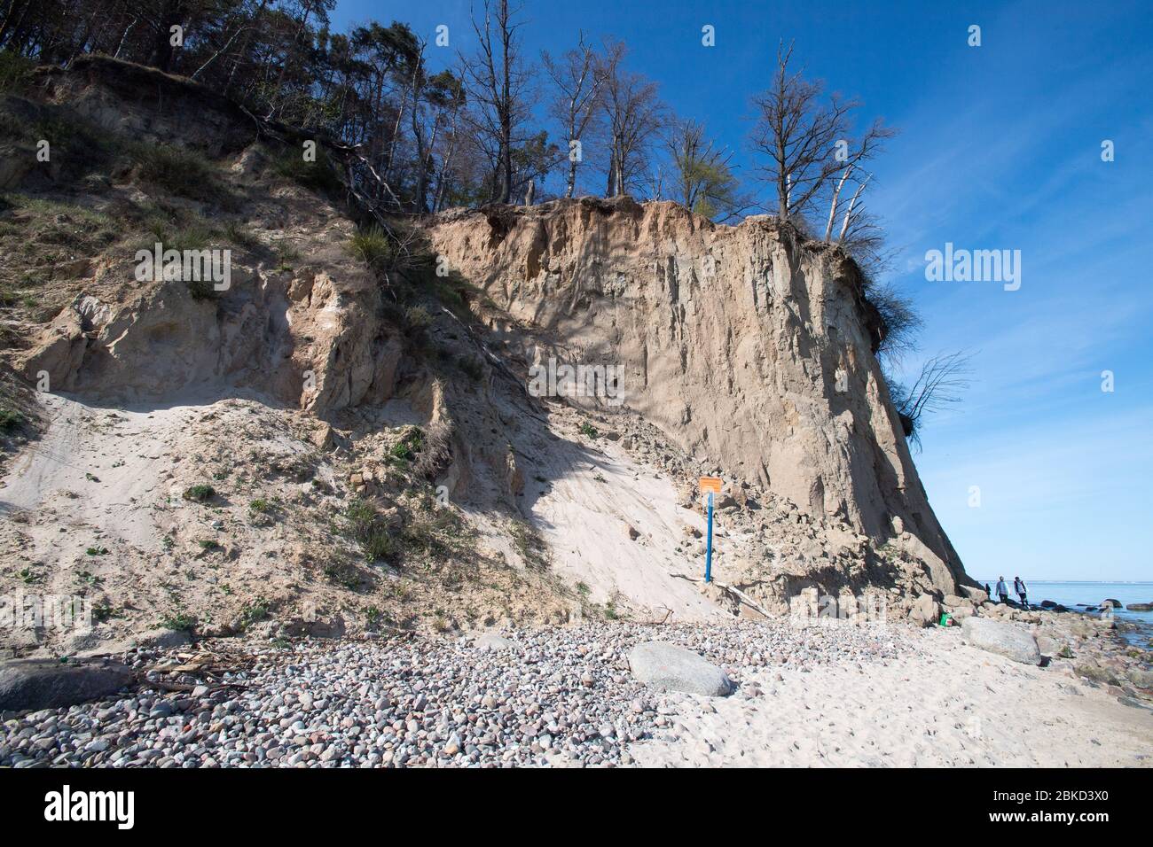 Cliff in Gdynia Orlowo, Poland. April 23rd 2020 © Wojciech Strozyk ...