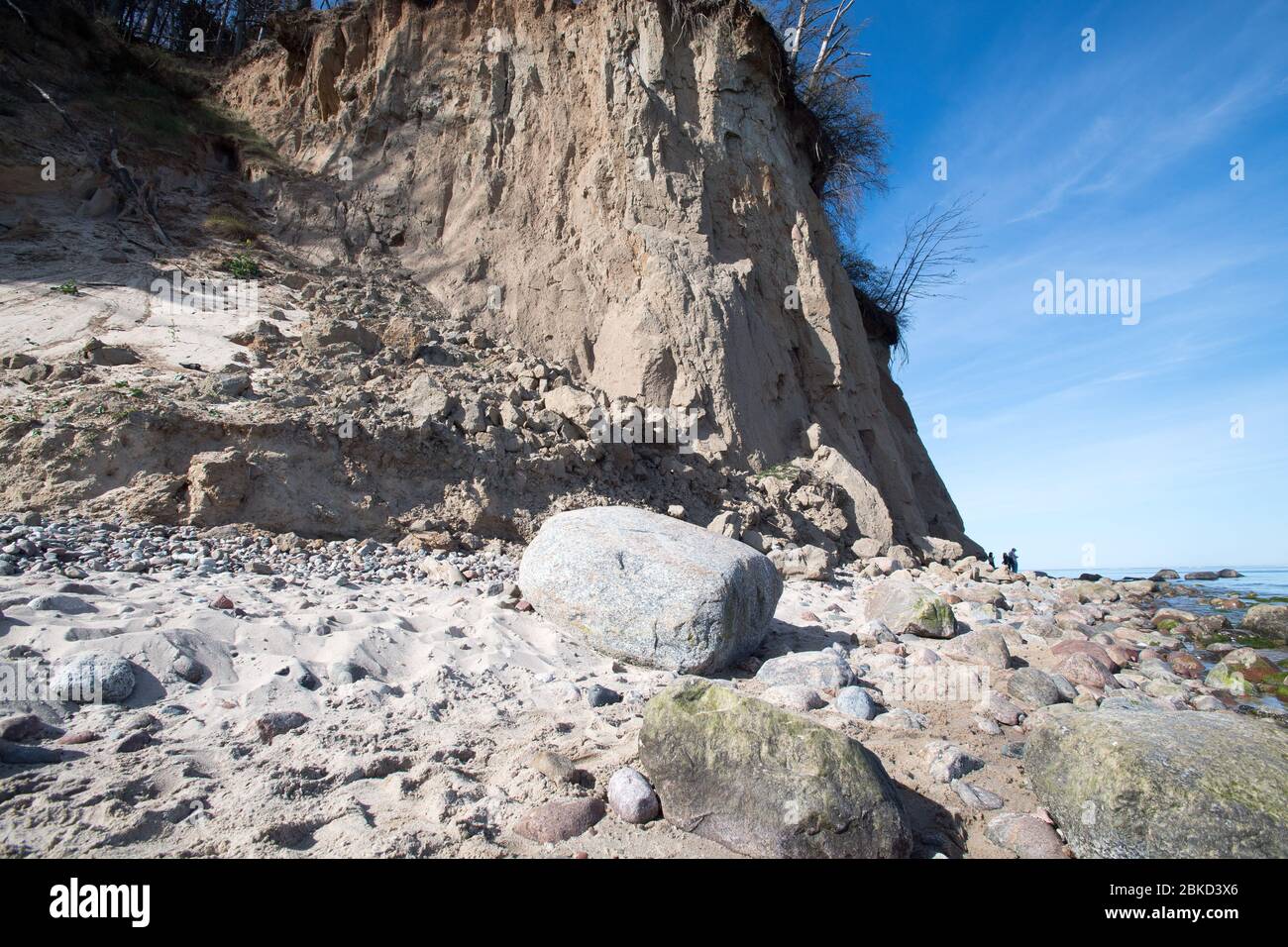 Cliff in Gdynia Orlowo, Poland. April 23rd 2020 © Wojciech Strozyk ...