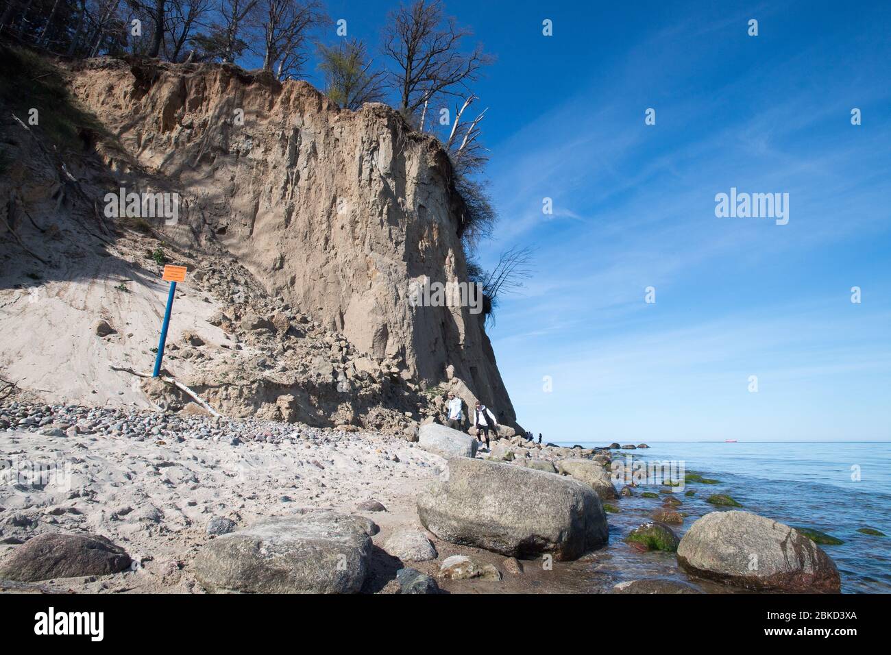 Cliff in Gdynia Orlowo, Poland. April 23rd 2020 © Wojciech Strozyk ...