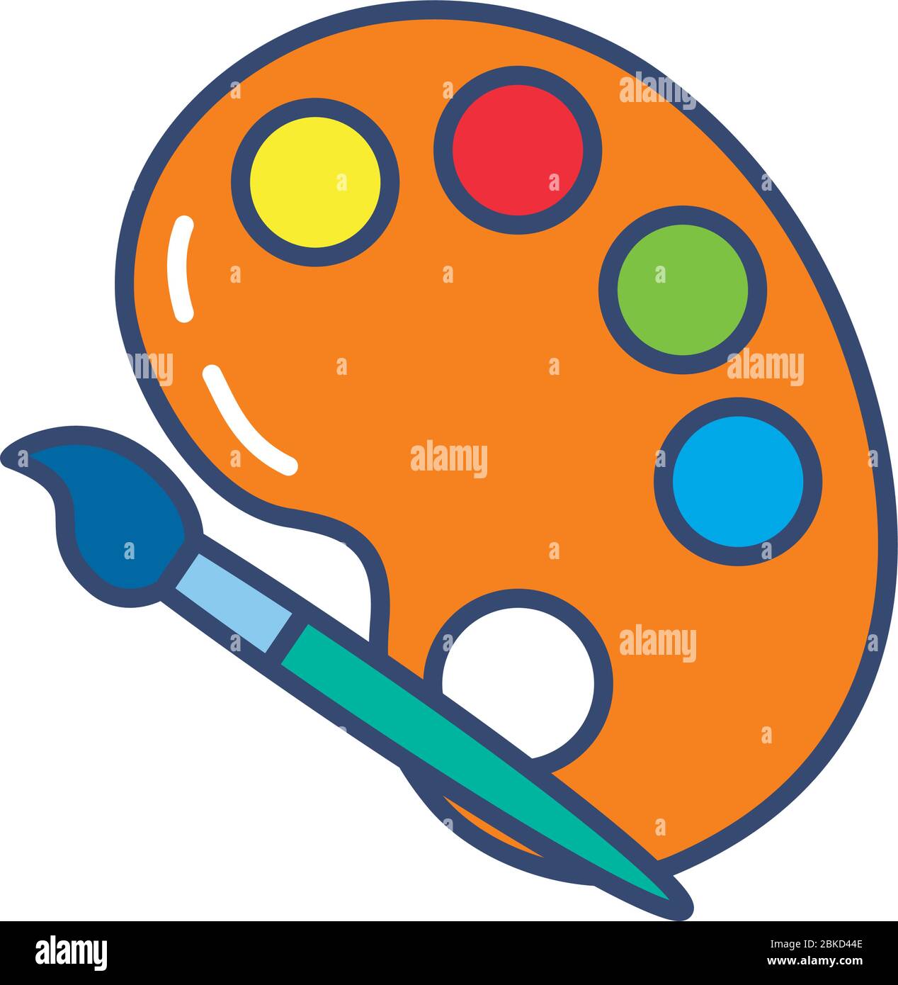 over white background, line and fill style, vector illustration Stock ...