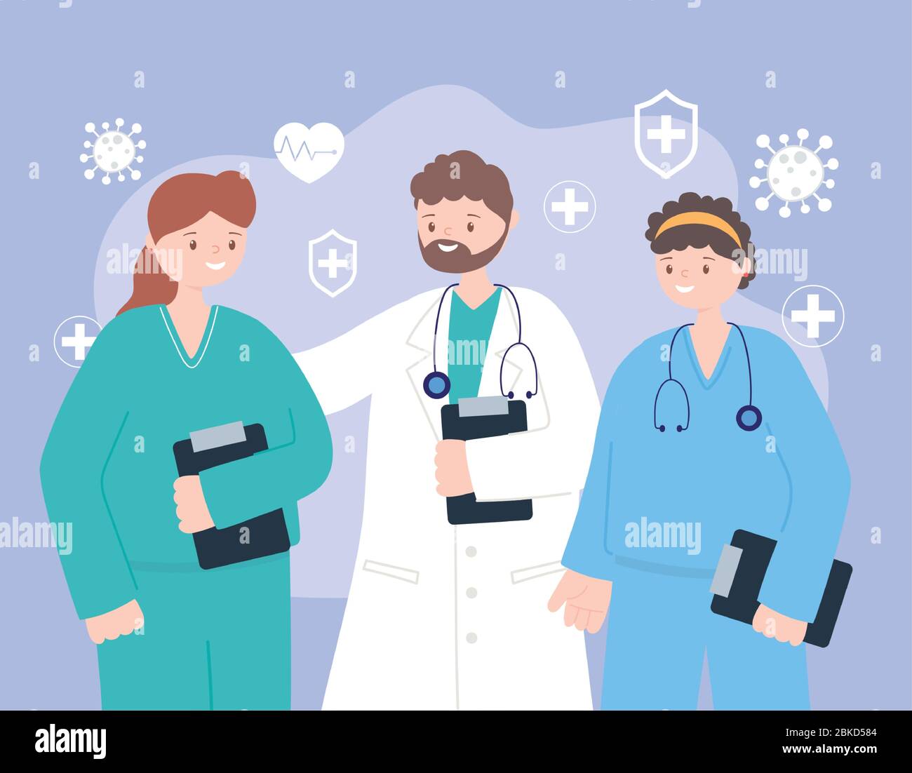 doctors and nurses, team professional physicians nurses staff, medical ...