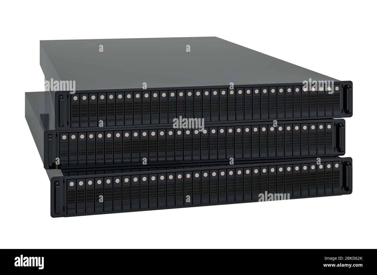 Array controller, storage arrays blades. 3D rendering isolated on white background Stock Photo ...