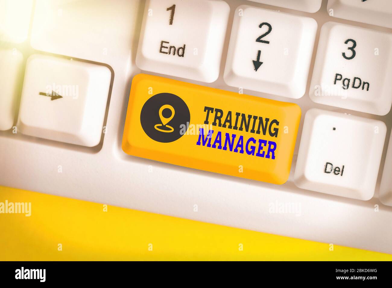 Handwriting text Training Manager. Conceptual photo giving needed ...