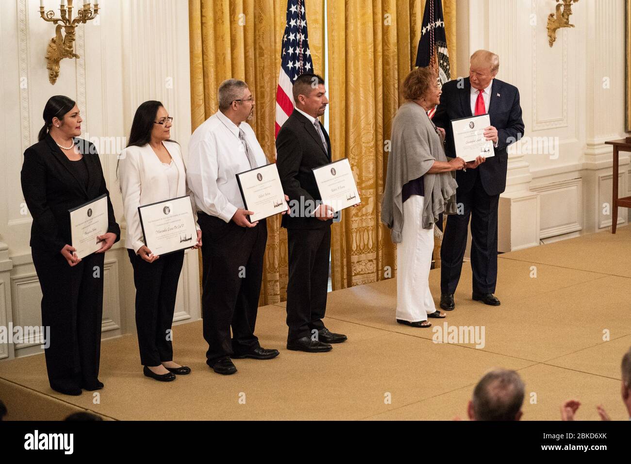 President Donald J. Trump presents a Heroic Commendation to Mr. Chris ...
