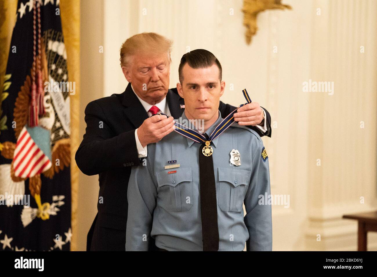 On September 9, 2019, President Donald Trump awarded Officer David ...