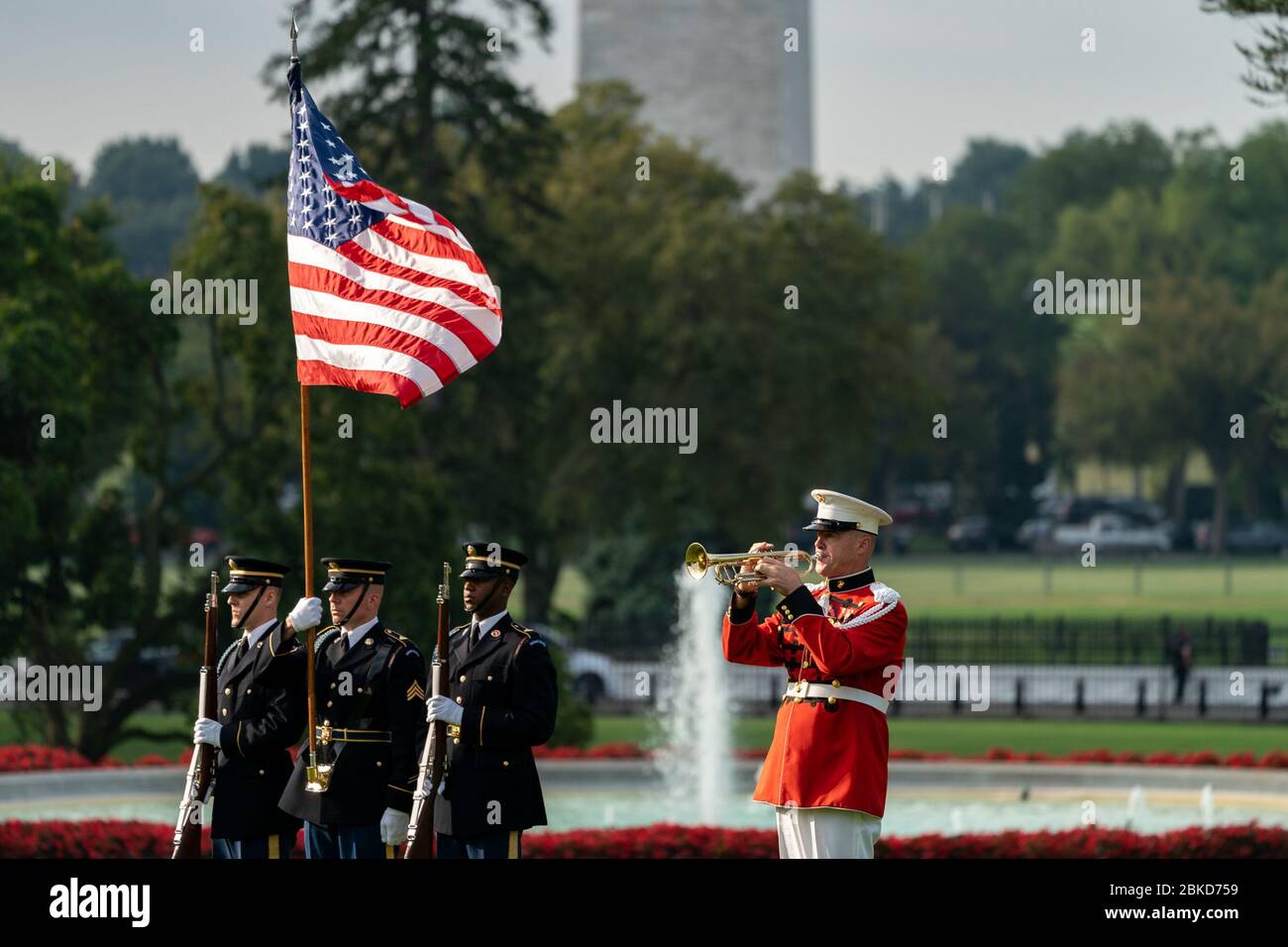 President Donald J. Trump delivers remarks at a September 11th Pentagon ...