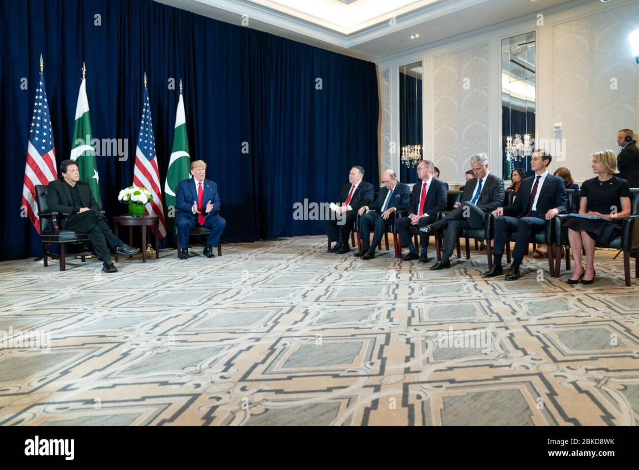 President Trump holds a bilateral meeting with Pakistan Prime Minister ...