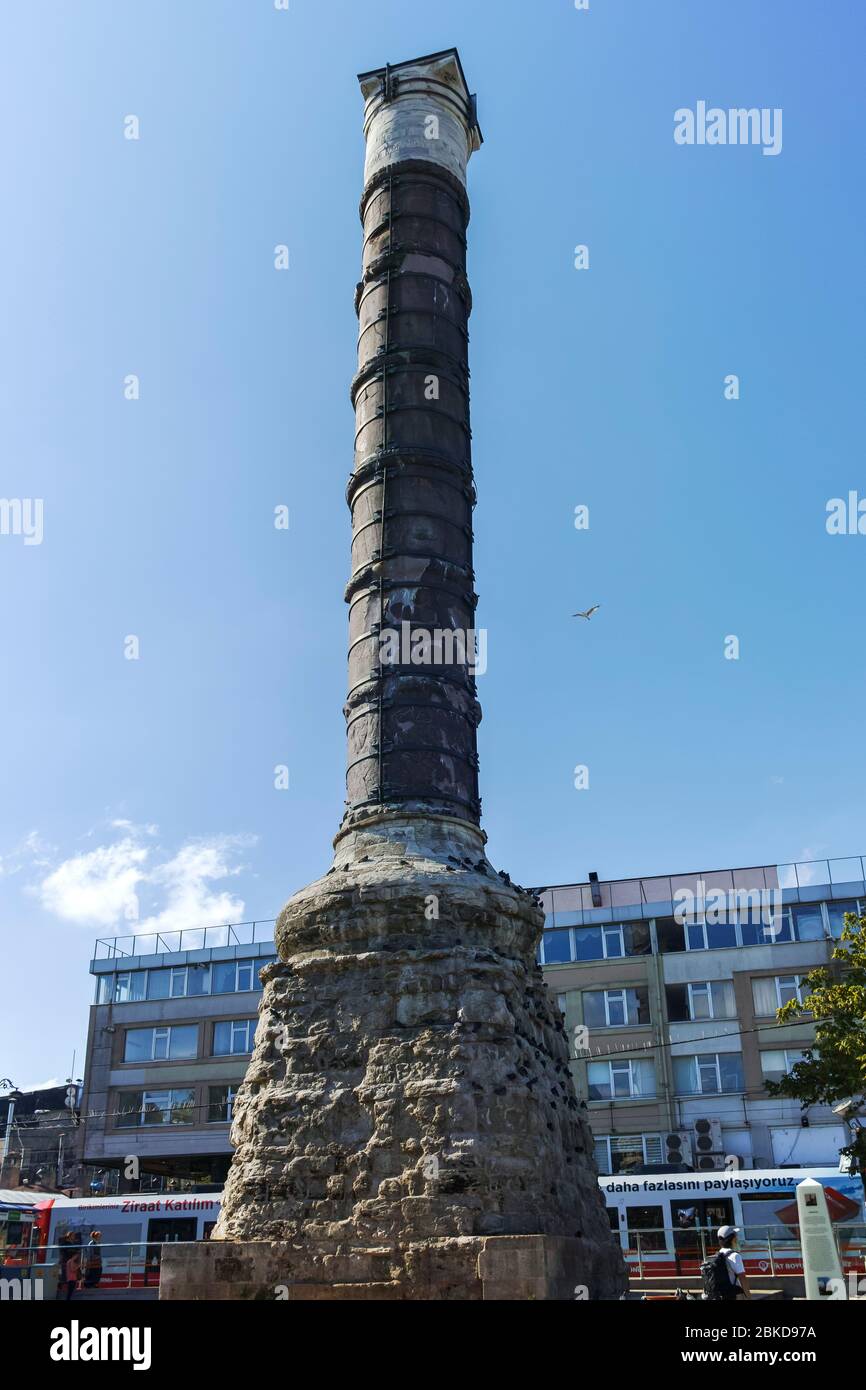 Column Of Constantine In Istanbul High Resolution Stock Photography and ...
