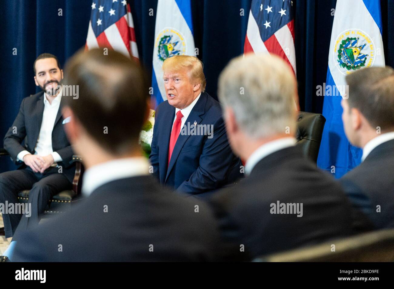 Nayib bukele and president trump hi-res stock photography and images ...