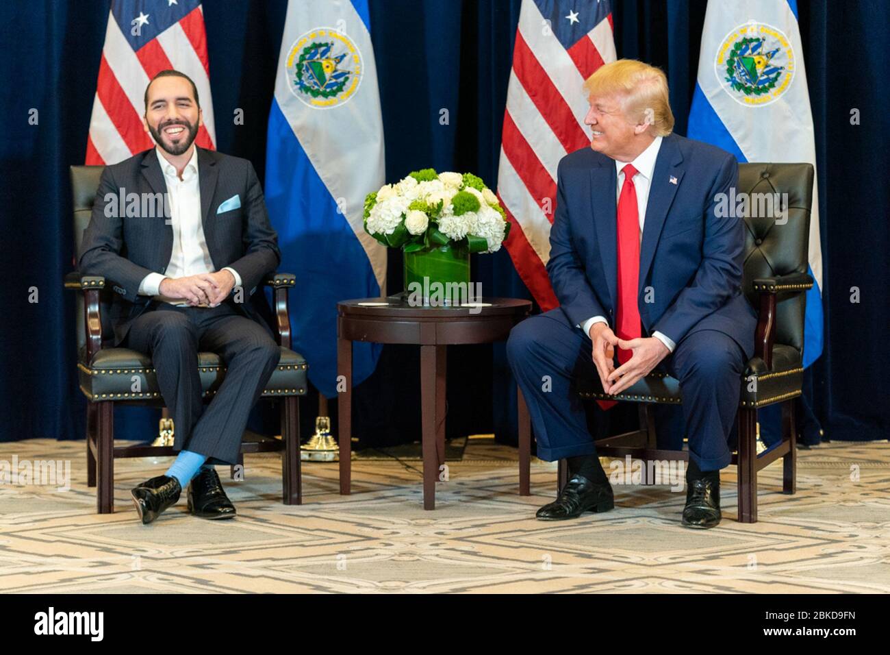 Nayib bukele and president trump hi-res stock photography and images ...