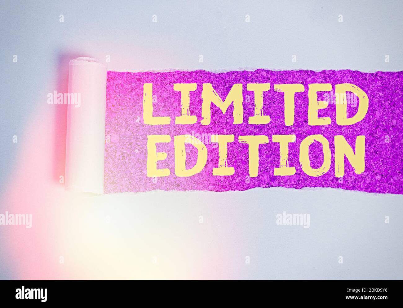 Text sign showing Limited Edition. Business photo showcasing Work of ...