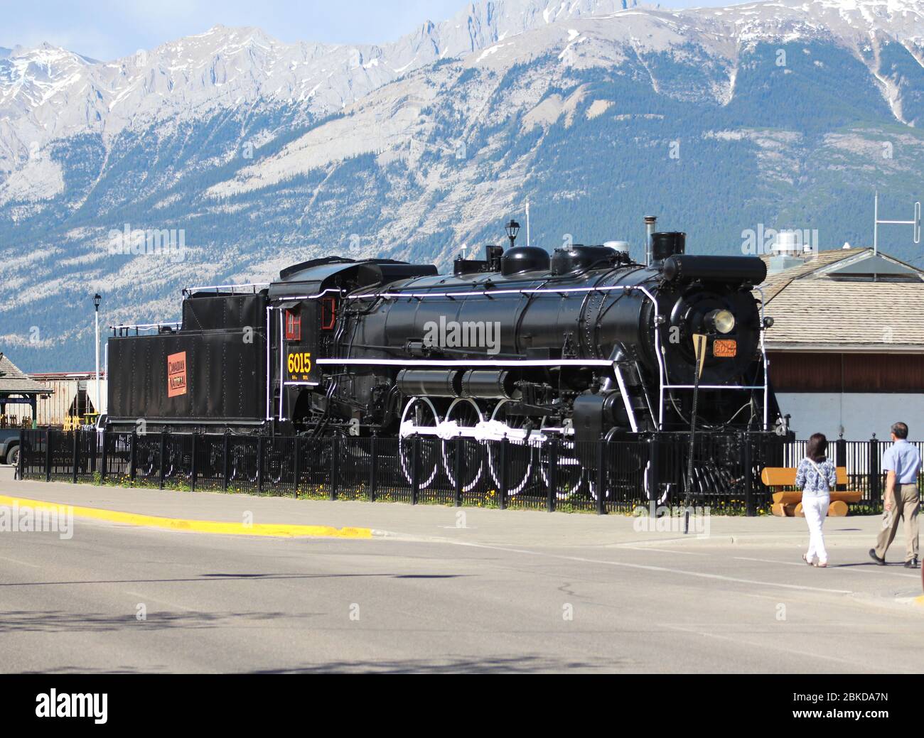 Canadian railway engines jasper hi-res stock photography and images - Alamy