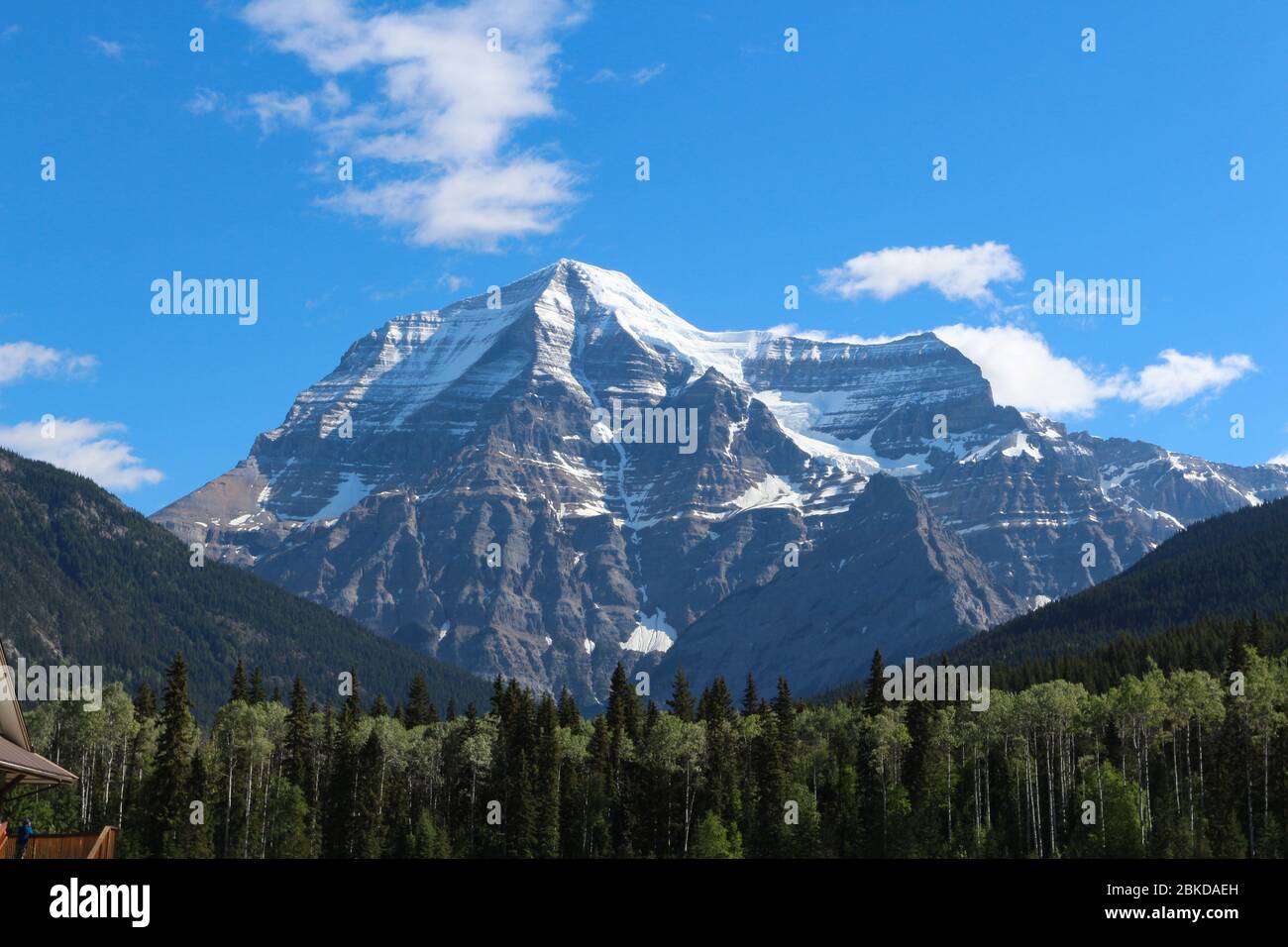 Mount Robson British Columbia , Canada, 05/26/2018. The stunning and ...