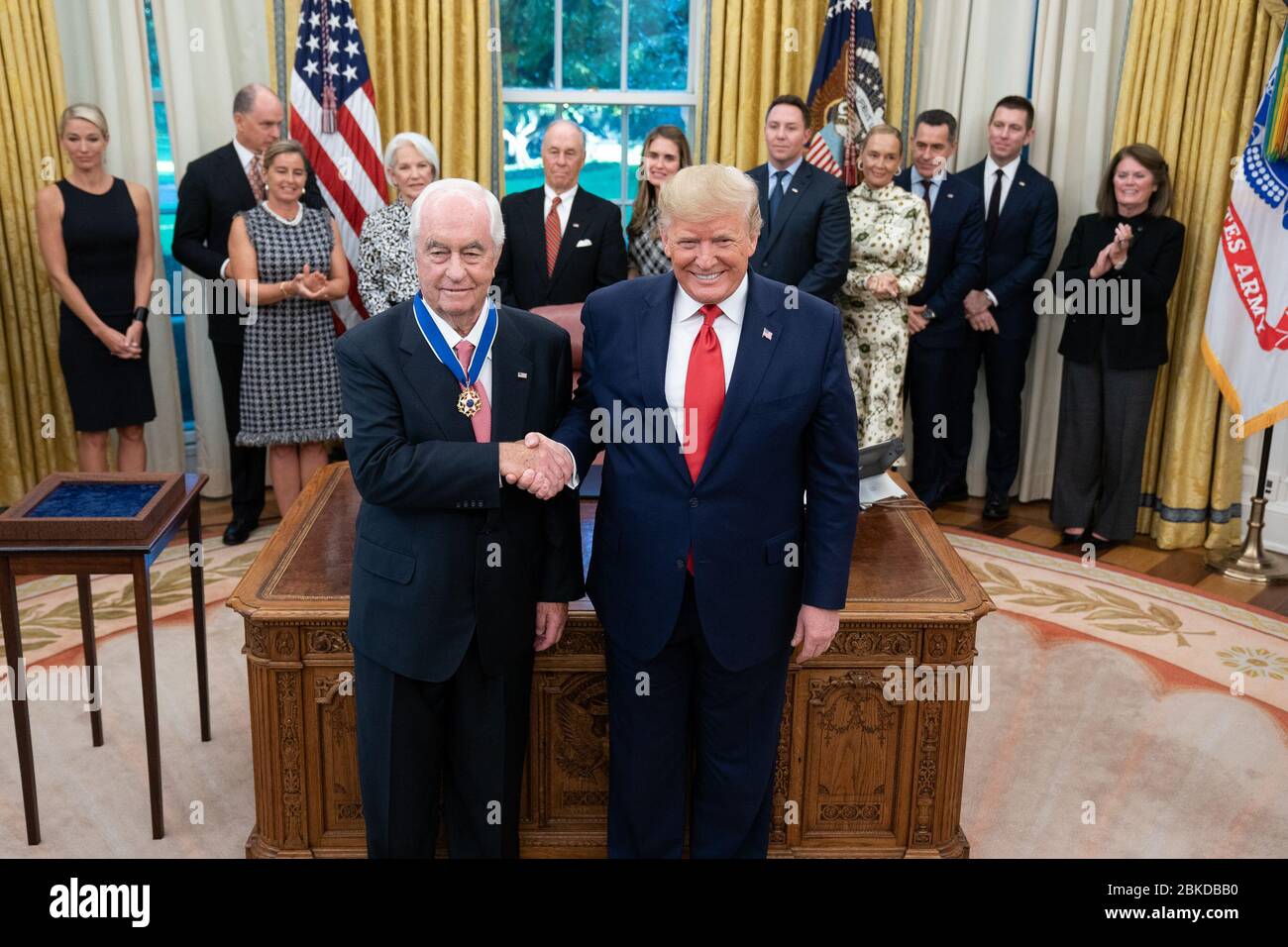 President Trump awards the Presidential Medal of Freedom to race car ...