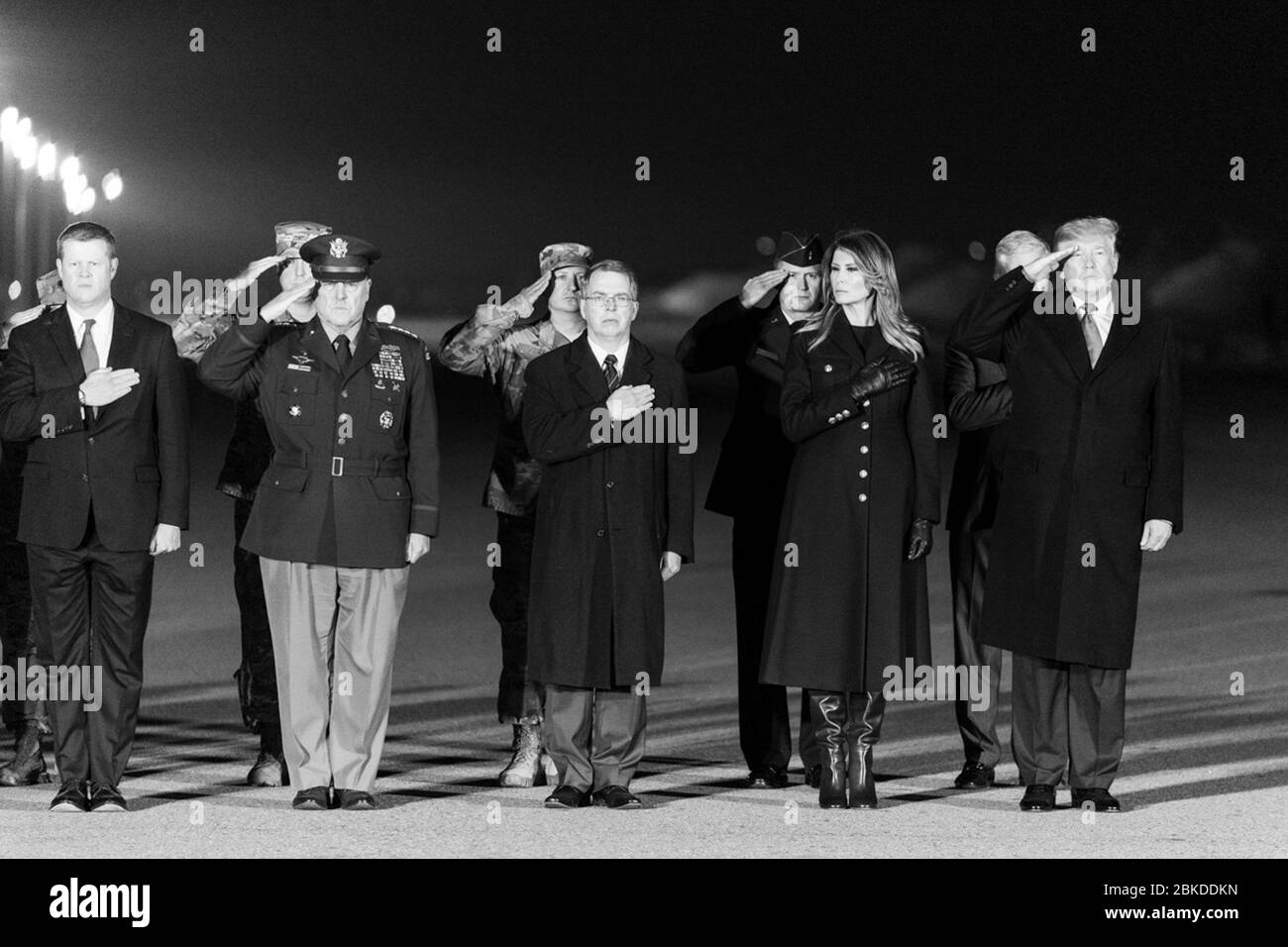 Trump hand over heart hi-res stock photography and images - Alamy