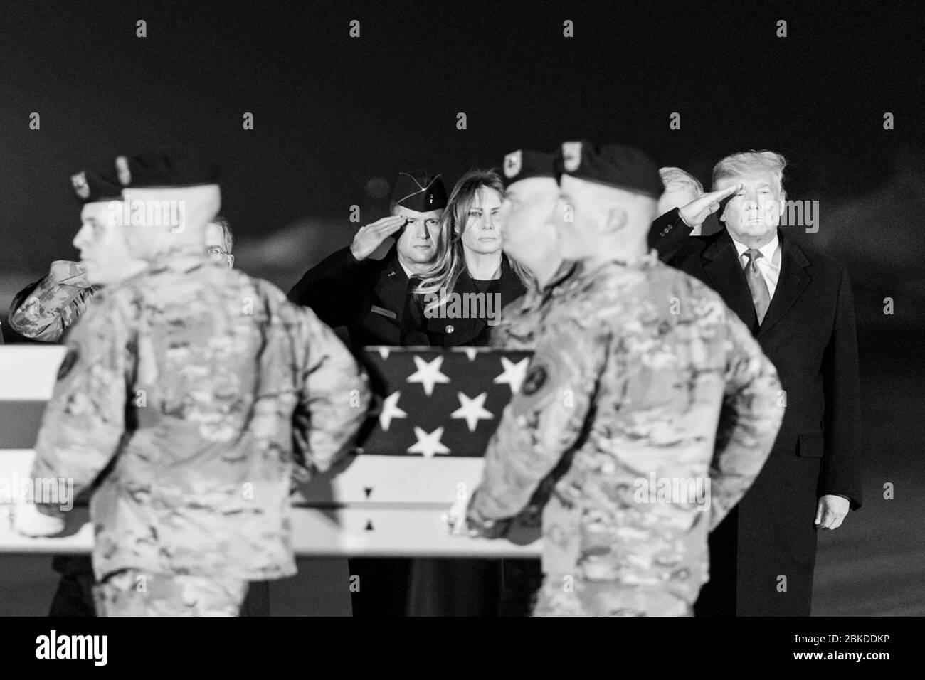 Trump hand over heart hi-res stock photography and images - Alamy