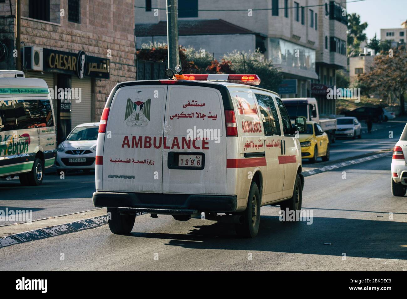 Palestinian Territory Bethlehem December 16, 2019 View of a Palestinian ...