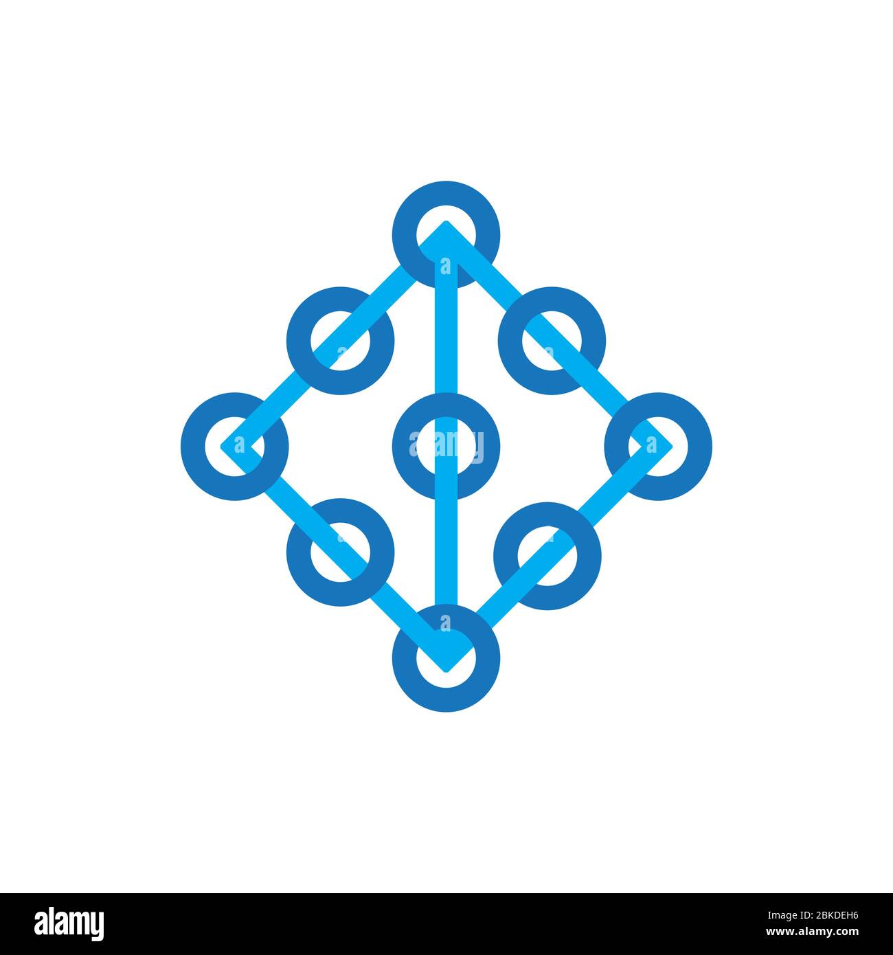 chain ring connected symbol logo vector Stock Vector Image & Art - Alamy