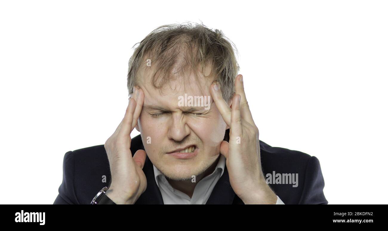 Disheveled man suit hi-res stock photography and images - Alamy