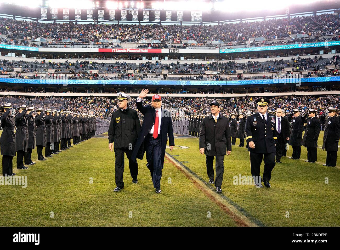 President Donald J. Trump, Secretary of Defense Mark Esper, and Joint ...