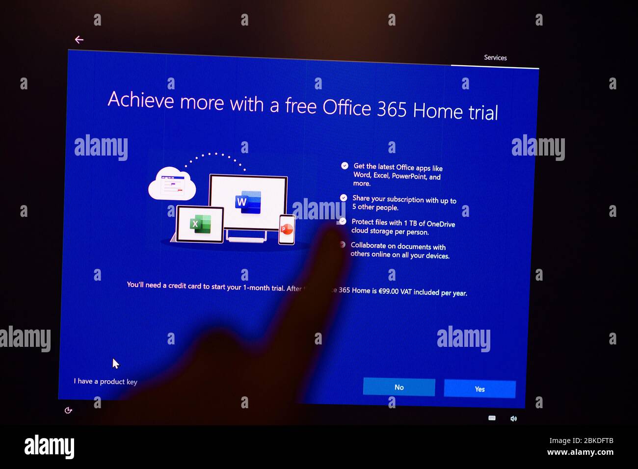 Microsoft office 365 background hi-res stock photography and images - Alamy