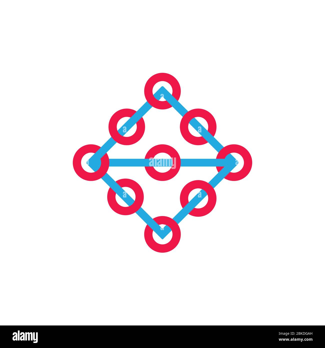 chain ring connected symbol logo vector Stock Vector Image & Art - Alamy