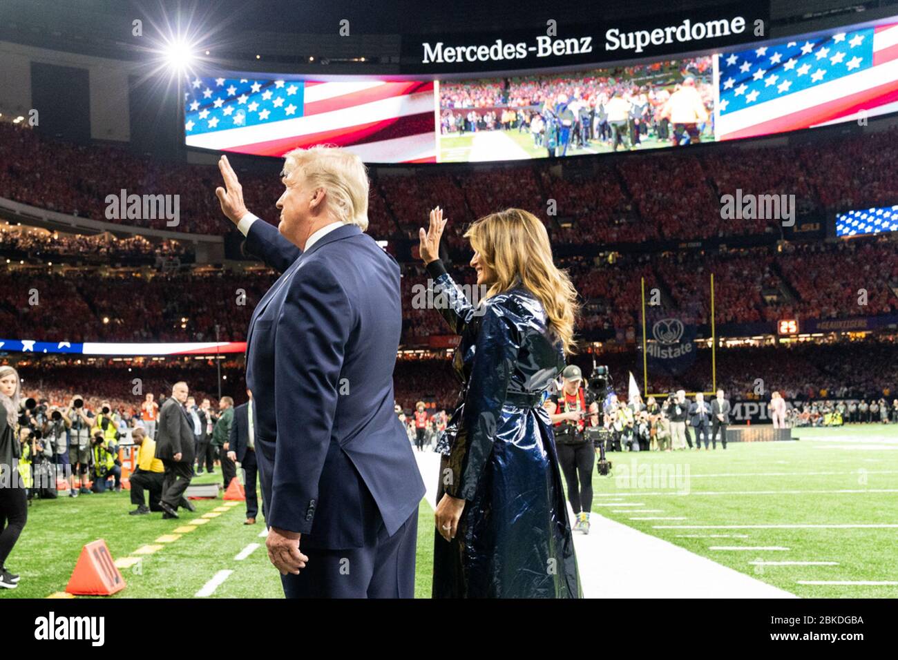 On January 13, 2020, President Donald J. Trump and First Lady Melania ...
