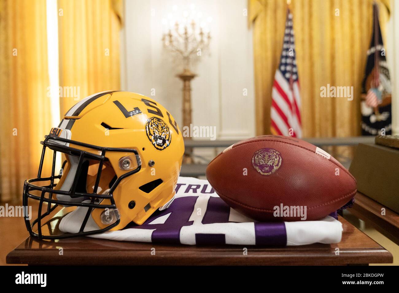 President Donald J. Trump welcomes the 2019 College Football National ...