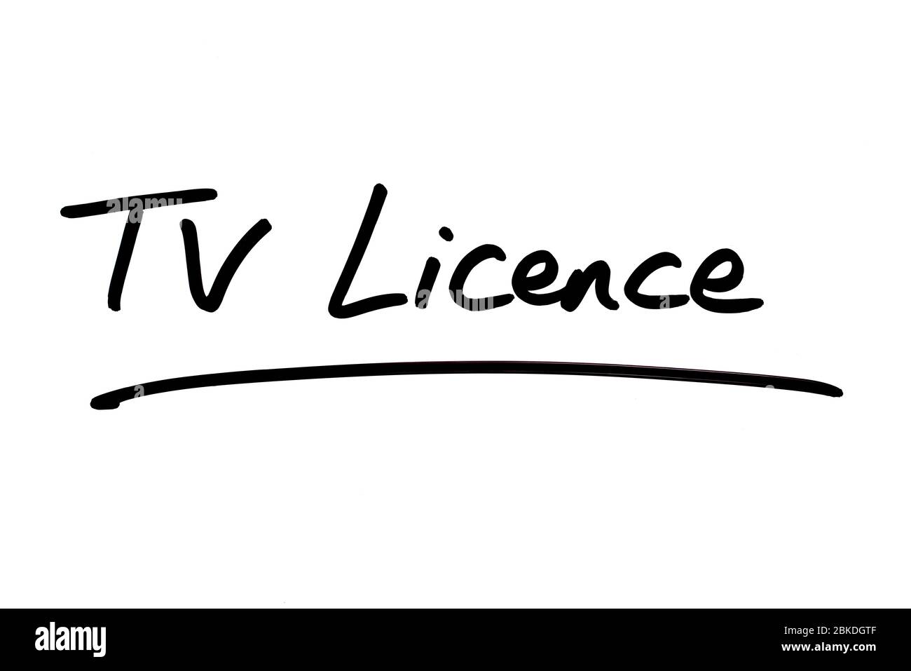 Tv licence hi-res stock photography and images - Alamy