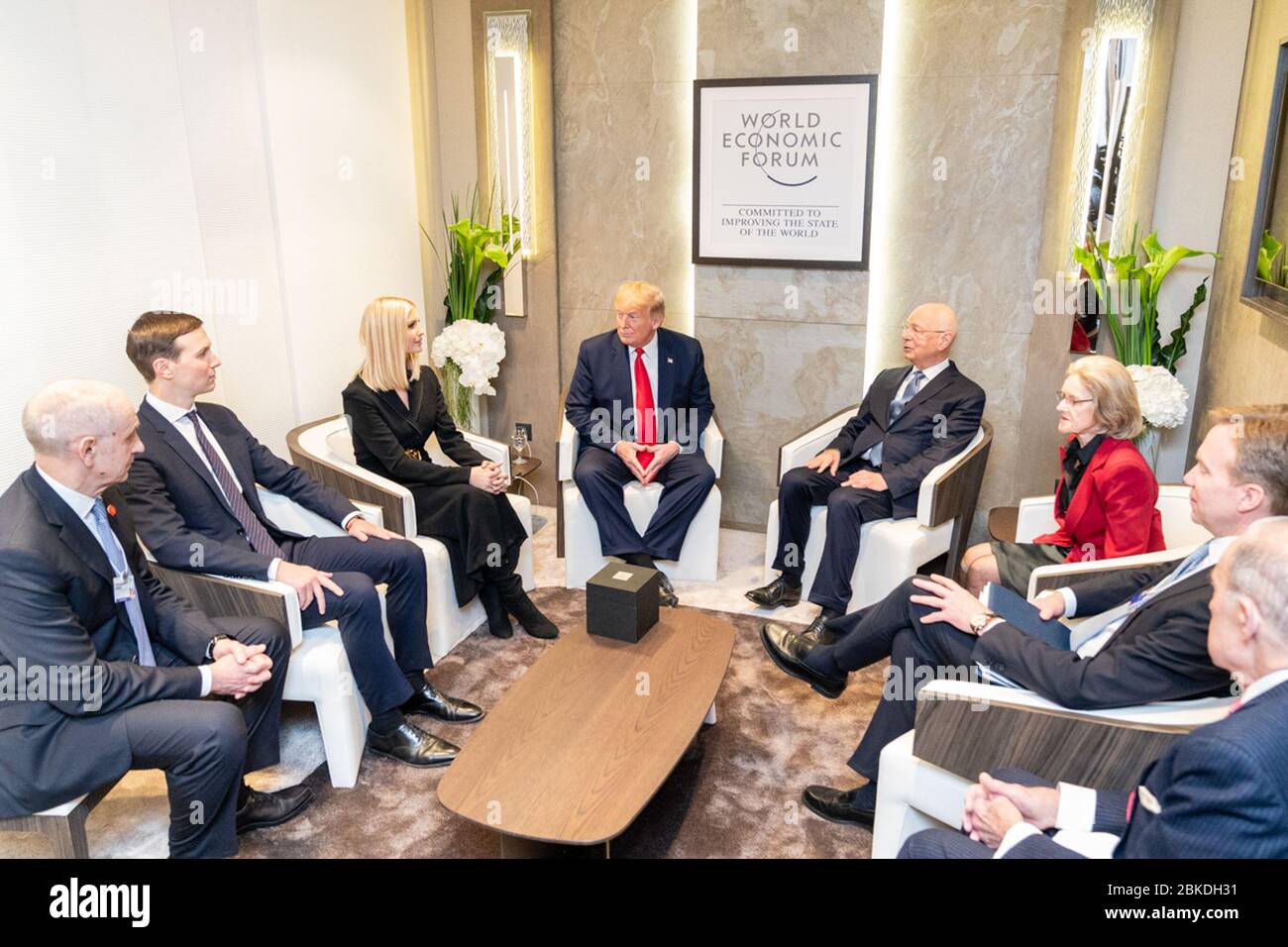 Ivanka trump at world economic forum hi-res stock photography and ...