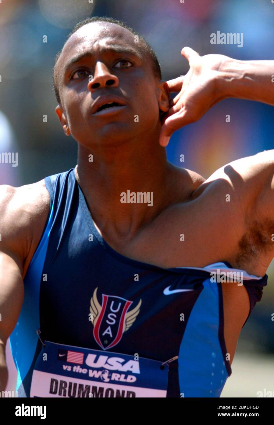 Philadelphia, United States. 24th Apr, 2004. Jon Drummond gestures to ...