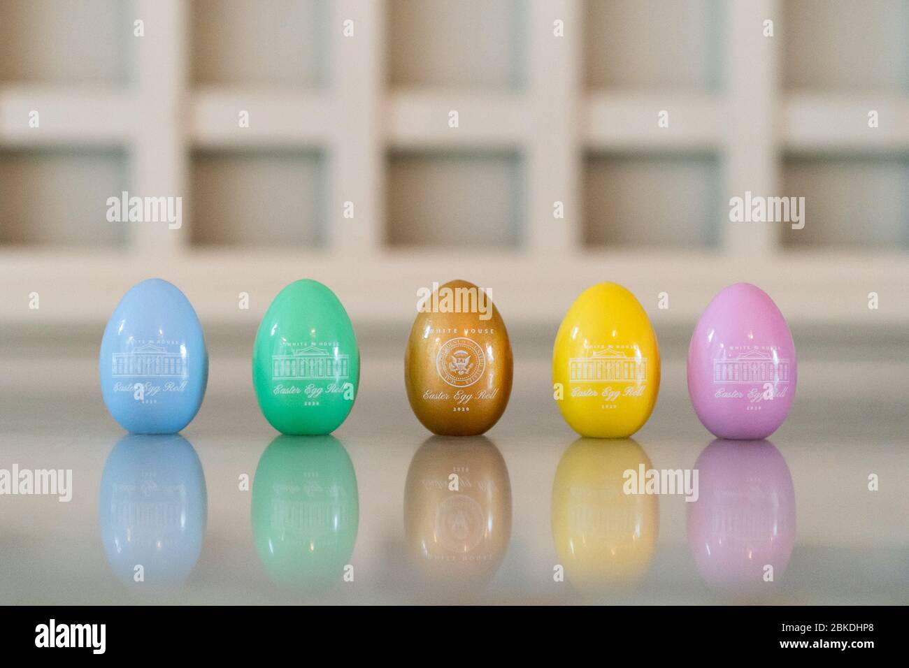 The 2020 White House Easter Eggs, part of the annual Easter tradition ...