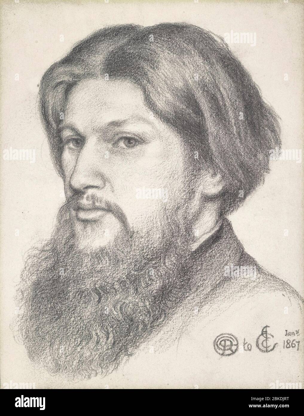 Dante rossetti portrait hi-res stock photography and images - Alamy