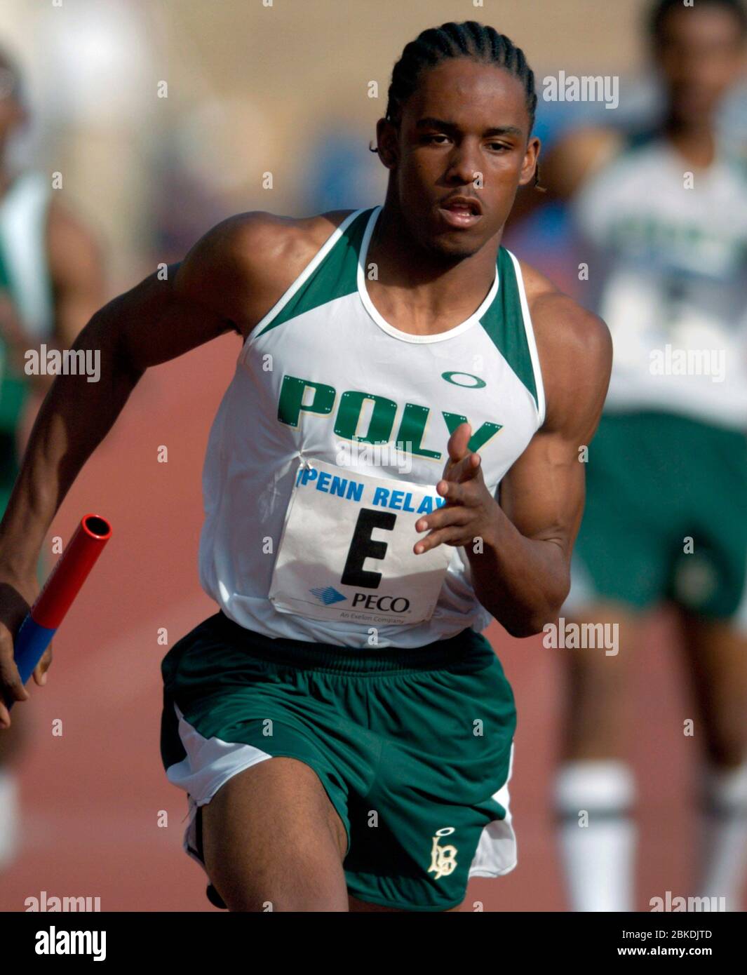 Philadelphia, United States. 24th Apr, 2004. Rodney Van runs the third ...