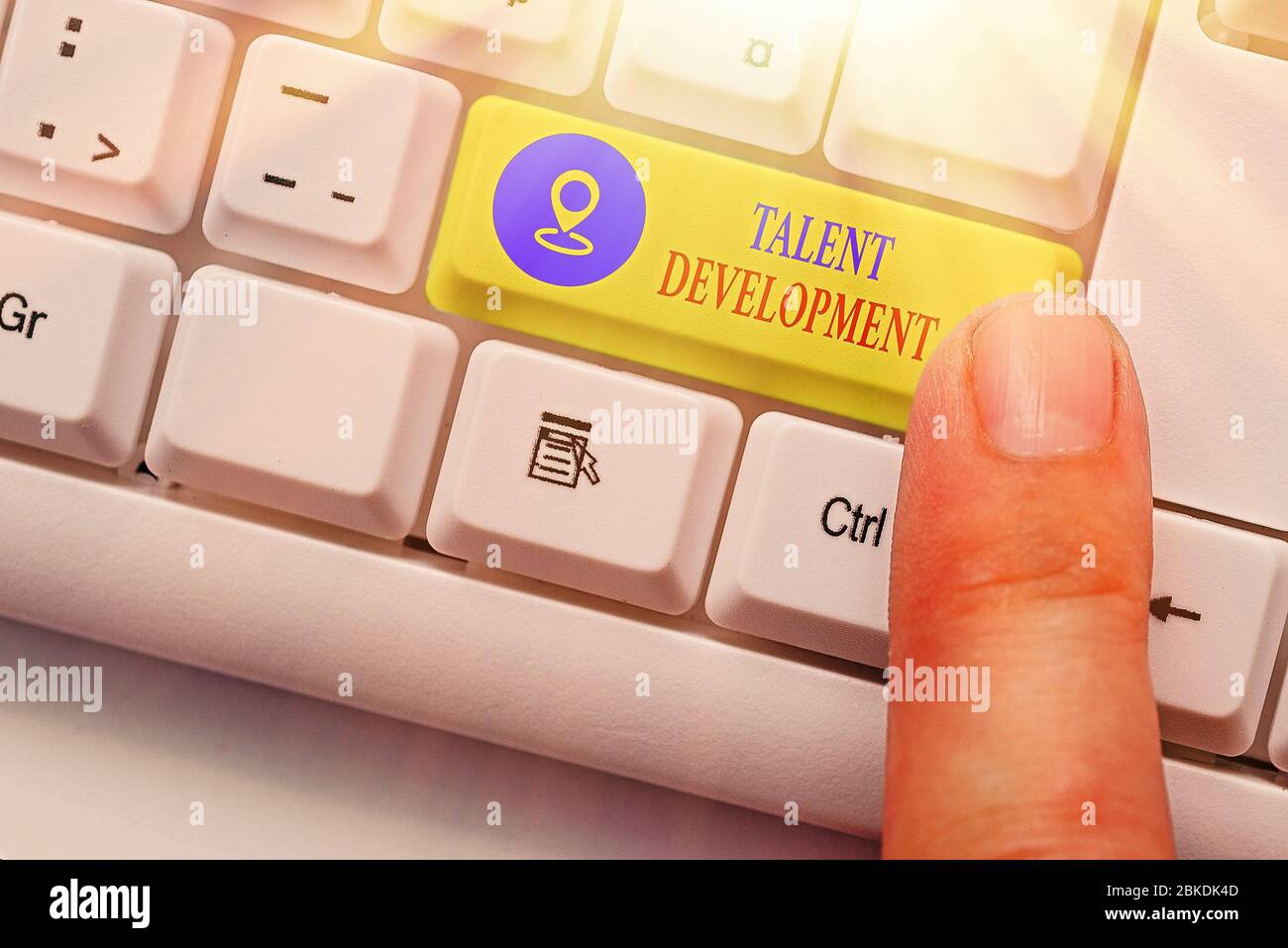 Conceptual hand writing showing Talent Development. Concept meaning Building Skills Abilities ...