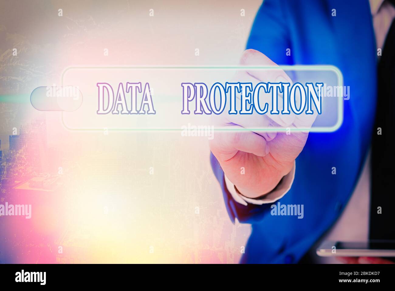 Writing note showing Data Protection. Business concept for Protect IP ...