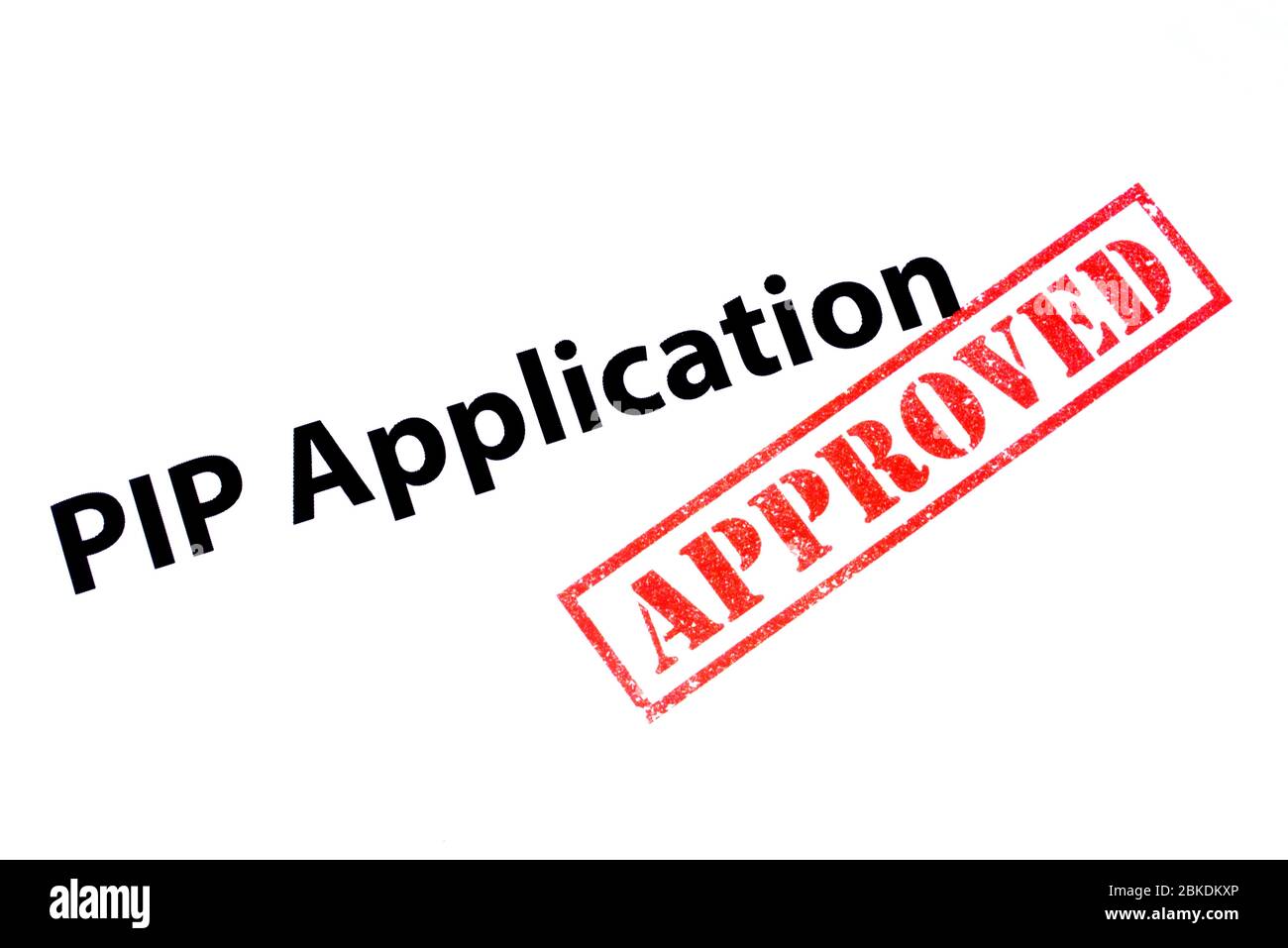 Personal Independence Payment Application - abbreviated to PIP, heading ...