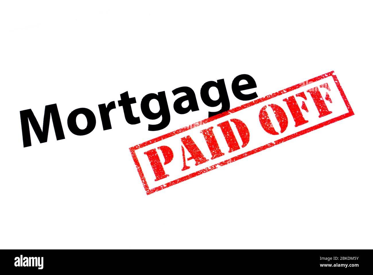 Paid off debts Cut Out Stock Images & Pictures - Alamy