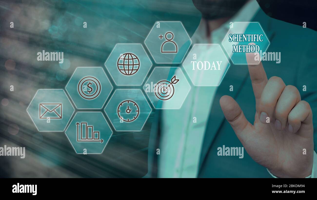 Conceptual hand writing showing Scientific Method. Concept meaning ...