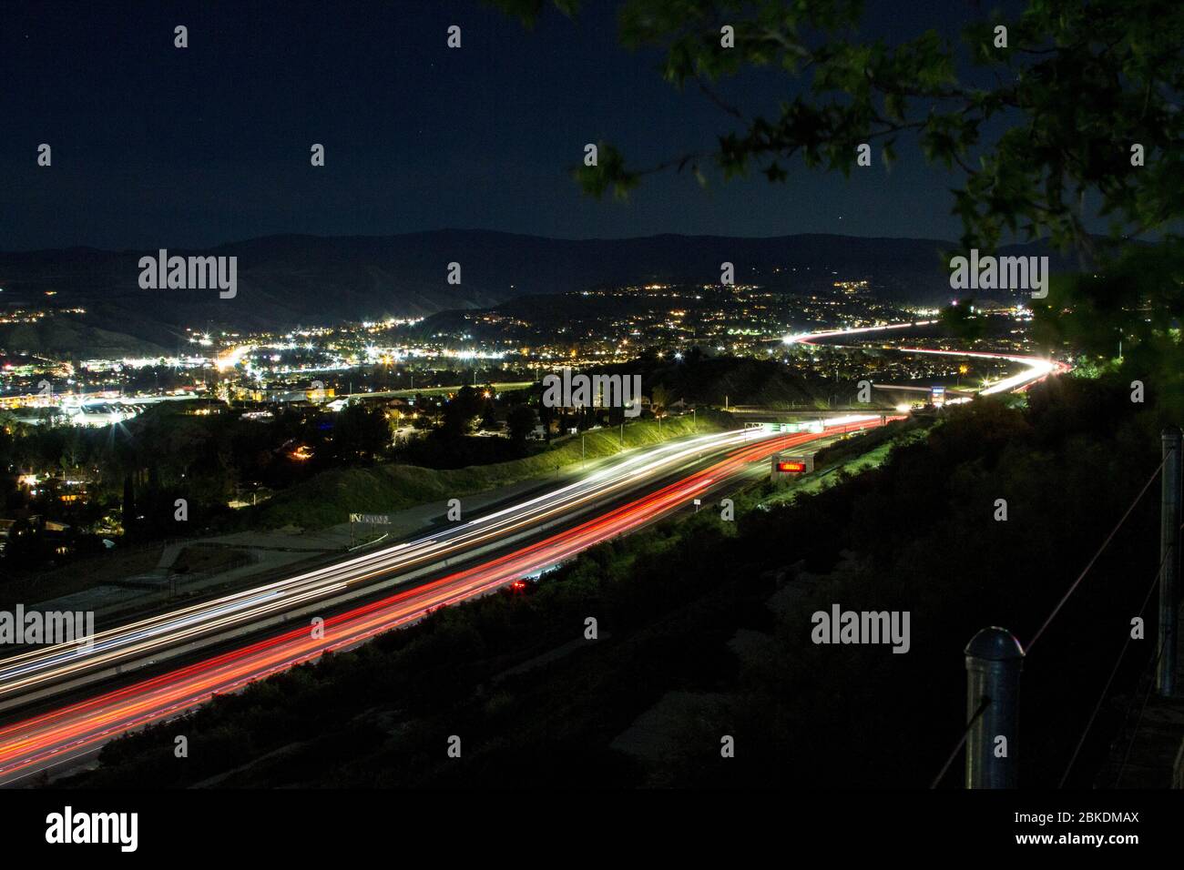 Freeway lights hi-res stock photography and images - Alamy