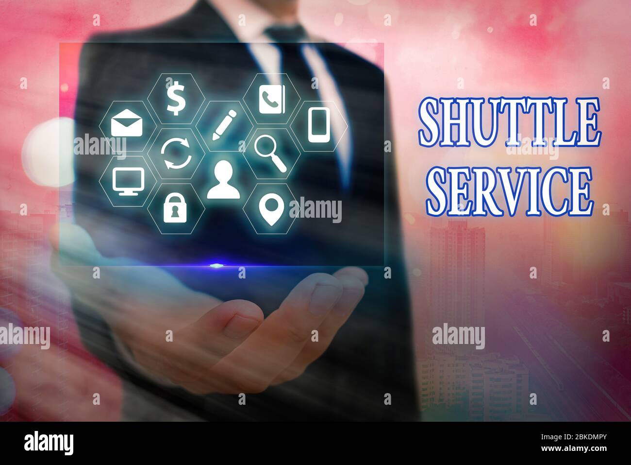 Text sign showing Shuttle Service. Business photo text vehicles like ...